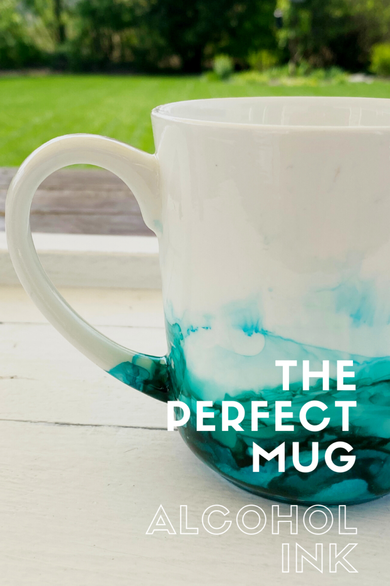 How to Create Alcohol Ink Art on Mugs For Beginners - Kimberly Cook Designs